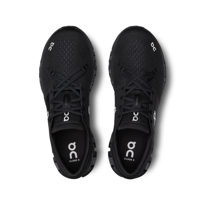 On Cloud X 4 Black Eclipse Shoes - On Cloud