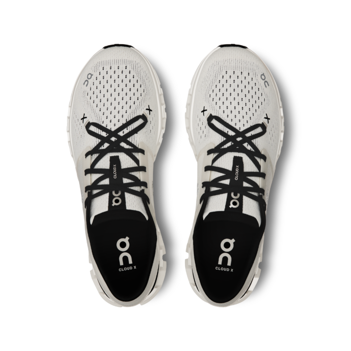 On Cloud X 4 Ivory Black Shoes - On Cloud