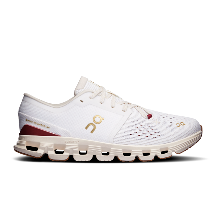 On Cloud X 4 Ivory Cream Shoes - On Cloud